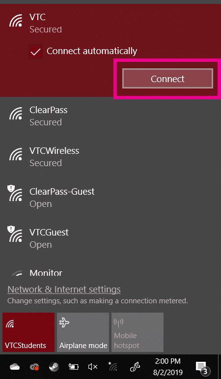 Windows Wireless Guide Vermont Technical College