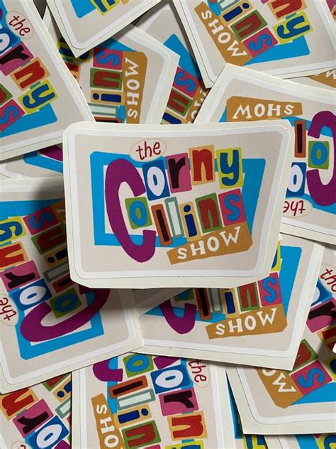 Hairspray Musical Corny Collins Show Colourful Sticker Musical Etsy