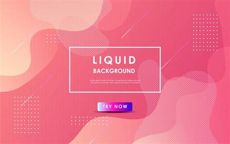 Premium Vector Abstract Pink Soft Gradient Wavy Light Liquid Color With Geometric Shape