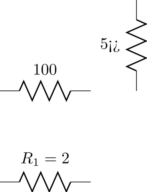 Circuitikz Units Not Reconized TeX LaTeX Stack Exchange