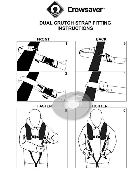 Buy Life Jacket Crewsaver Crewfit Universal Dual Crotch Strap Online