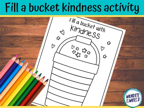 Fill A Bucket Kindness Activity Teaching Resources