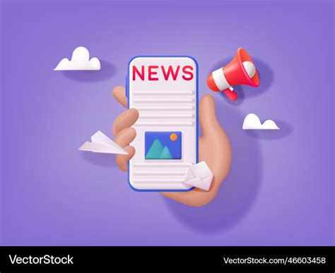 Concept News Update Webpage Information Royalty Free Vector