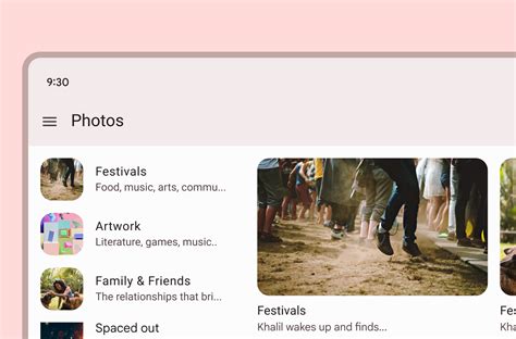 Lists Material Design