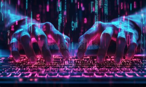 Programmer Working On A Laptop Circuit Board And A Java Script Screen Software Development