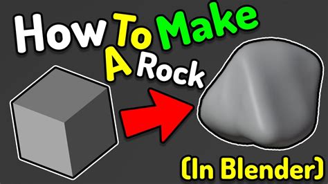 How To Make Rocks Blender YouTube