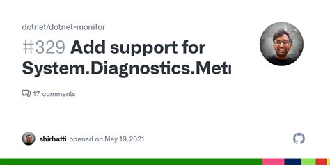 Add Support For System Diagnostics Metrics · Issue 329 · Dotnet Dotnet Monitor · Github