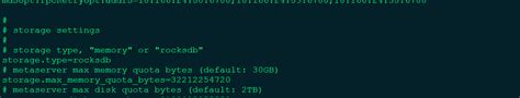 rocksdb version metaserver takes up a lot of memory · issue 1381