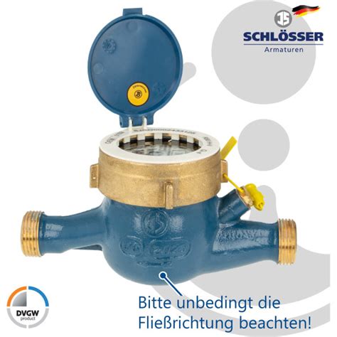 Js Hauswasserzähler Mnr 34 Zoll Dn 20 Q34 R80 Baulänge 190 Mm 4734