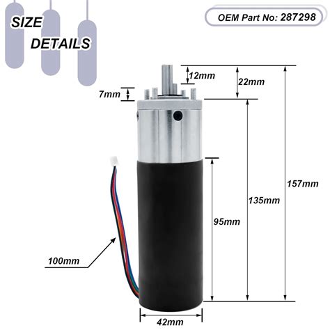 287298 Rv In Wall Slide Out Motor Compatible With Australia Ubuy