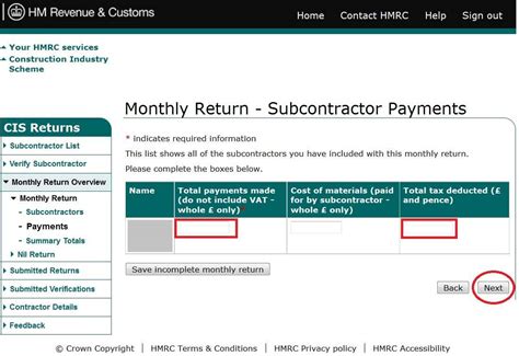 Invoice Template With Vat And Cis Deduction Cards Design Templates