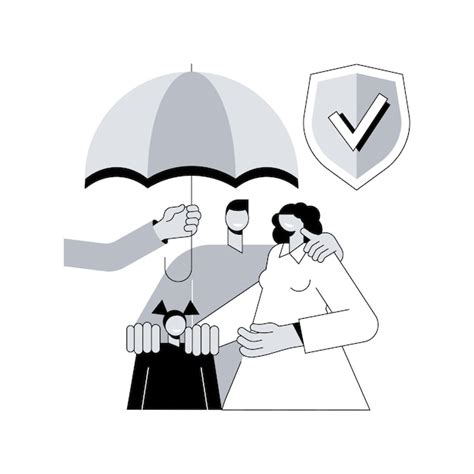 Premium Vector Social Insurance Abstract Concept Vector Illustration