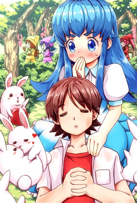 Shirayuki Hime Aino Megumi Oomori Yuuko Hikawa Iona Sagara Seiji And 1 More Precure And 2