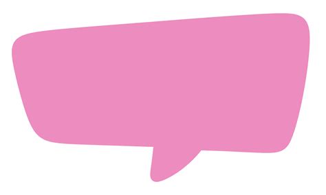 Pink Speech Bubble Icon 18803157 Png