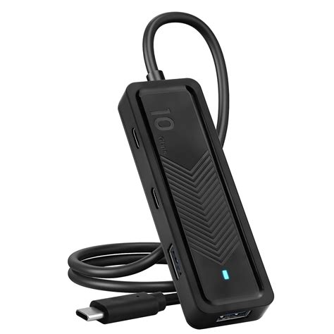 EEEkit USB C Hub In Adapter With USB USB C SD TF Card Reader For Laptop Keyboard