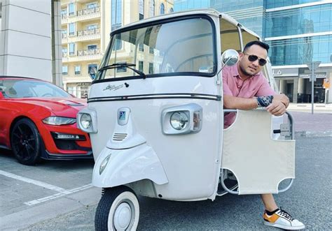 A Rickshaw Was Spotted On The Roads Of Dubai