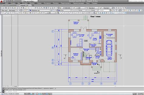Строительные чертежи в Autocad