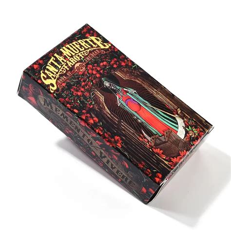 Unlock Secrets Santa Muerte Tarot Deck Scan Qr Code Temu