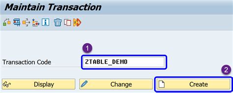 Create T Code For Maintenance Table SM ABAPMEMO COM