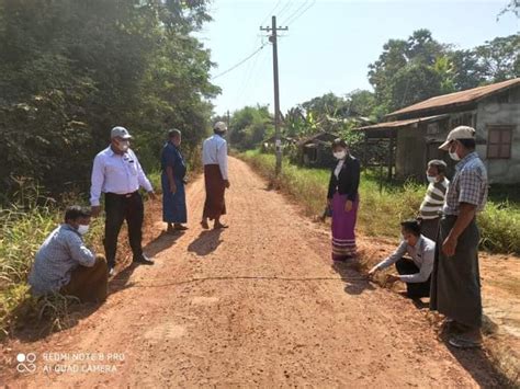 ကဝမြို့နယ်တွင် ကျေးရွာဖွံ့ဖြိုးရေးစီမံကိန်း ၊ စီမံချက် လုပ်ငန်းဖြစ်သည့် ကျေးရွာအတွင်း ဂဝံလမ်းခင