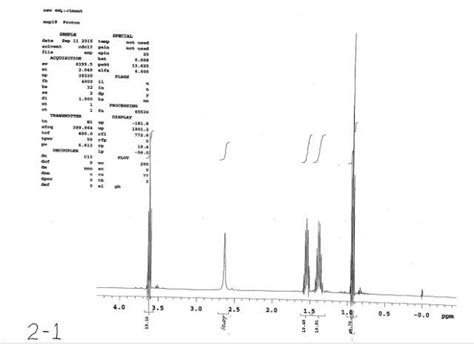 Annotate The Following Packet Of NMR Spectra Chegg