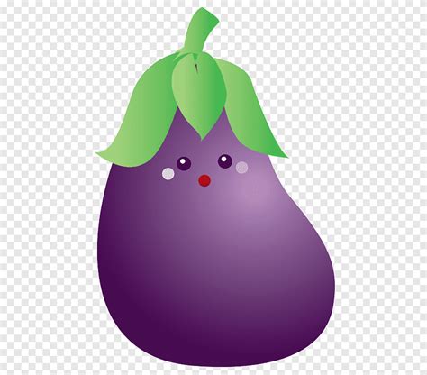 과일 야채 호박 음식 귀여운 만화 가지 만화 캐릭터 보라색 Png Pngegg