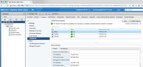 How To Enable Vcenter Server High Availability Vcha In Vsphere 65 Wsingle Esxi Host
