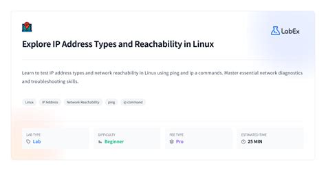 Explore Ip Address Types And Reachability In Linux Labex