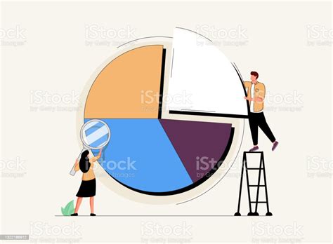 투자 자산 배분 및 재조정 개념 사업가 투자자 또는 금융 플래너가 사다리에 서 있습니다 부귀에 대한 스톡 벡터 아트 및 기타