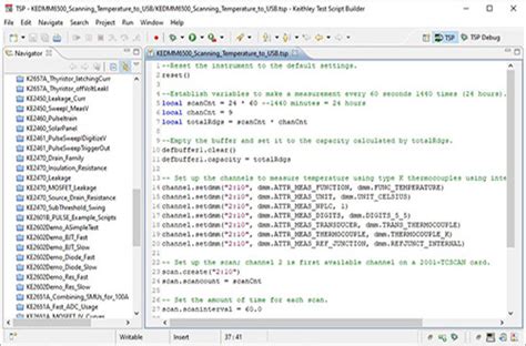 tsp for test automation tektronix