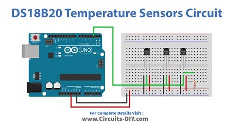 Interfacing Multiple DS B Digital Temperature Sensors With Arduino