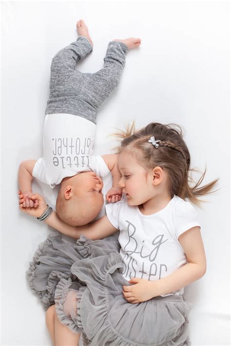 Gro E Schwester Kleiner Bruder T Shirt Und Body Bruder Etsy