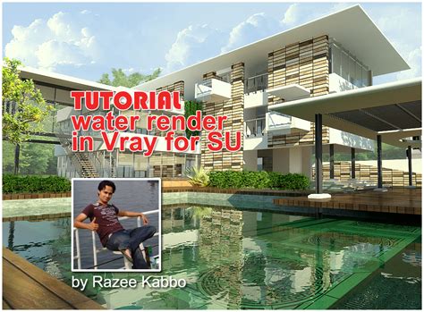 SKETCHUP TEXTURE VRAY TUTORIAL EXTERIOR