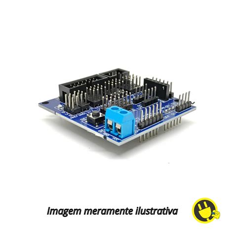 Sensor Shield V5 Para Arduino Uno Expansor Smartprojects Brasil