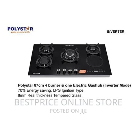 Polystar 4 Gas Burners 1 Electric In Built Gas Hob In Ikeja Kitchen Appliances Bestprice