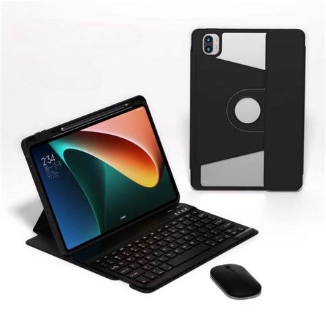 360 Rotation Wireless Bluetooth Keyboard And Mouse Case For Xiaomi Pad 6 Pro Pad 5 Pro 11 Inch