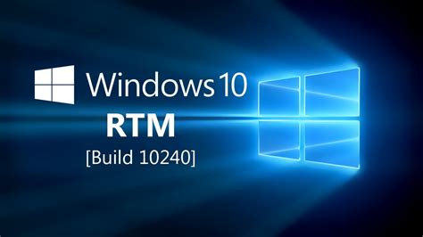 Windows 10 Rtm
