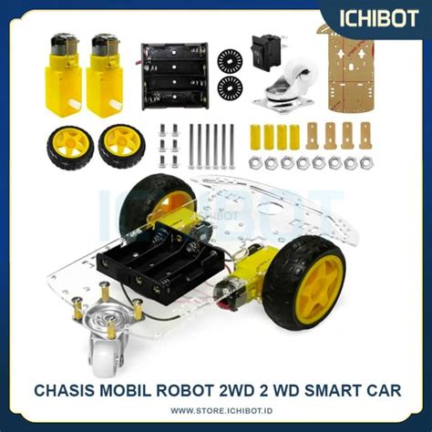 Jual Chasis Mobil Robot 2wd 2 Wd Smart Car Robot Sasis Frame Robot Shopee Indonesia