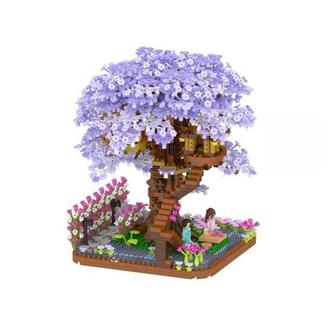 Sakura Arbre Maison Construire Bloc 2200 Pcs Ensemble De Construction