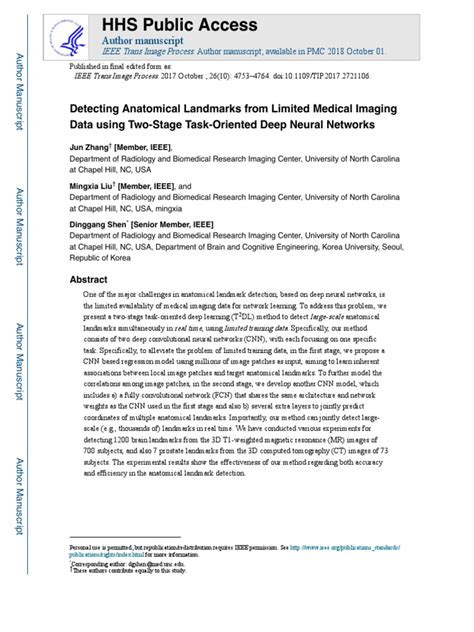 Detecting Anatomical Landmarks From Limited Medical Imaging Data Using