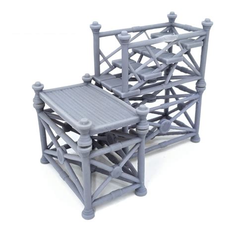 3d Printable Modular Industrial Scaffold Platform By Custom Miniature Maker
