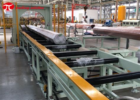 Copper Tube Horizontal Wrapping Line With End Stroage System