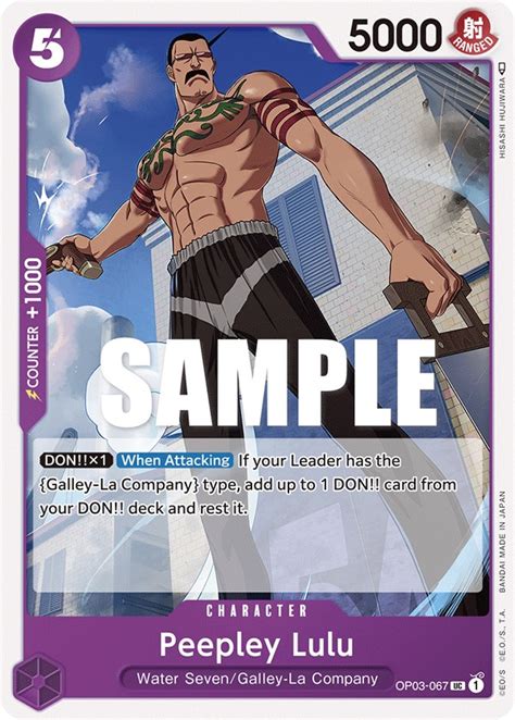 Peepley Lulu Pillars Of Strength One Piece Card Game