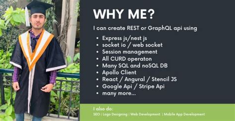 Build Graphql Or Rest Api Using Nodejs Express Js By Ammaritcarver Fiverr