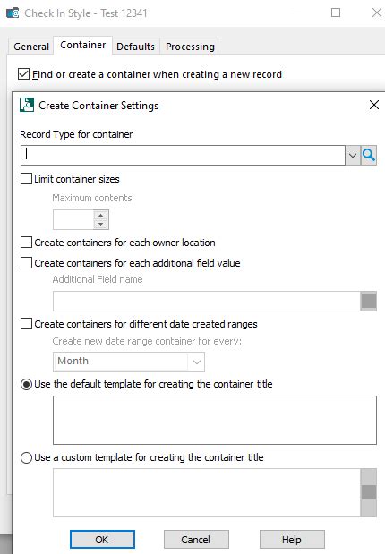 Cm101 Check In Styles Create Container Settings Add Option To
