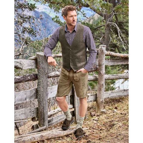 Almsach Kurze Lederhose Hellbraun Jeans And Hosen Bekleidung Für