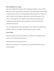 IHP 310 Module 6 3 Case Study Docx IHP 310 Module Six Case Study The Incorrect Treatment