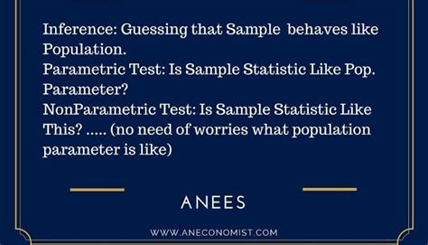 Statistical Inference Parametric And Nonparametric Tests