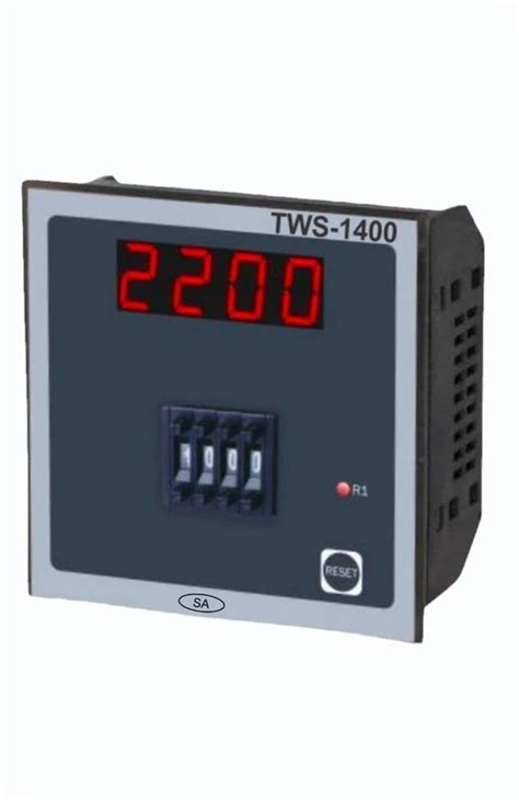 Twc 1400 Digital Presetable Counter For Industrial Count Capacity 2200 At ₹ 850 Piece In Surat