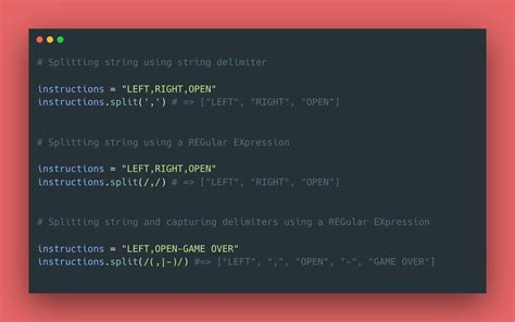 How To Split A String And Capture Delimiters Rruby